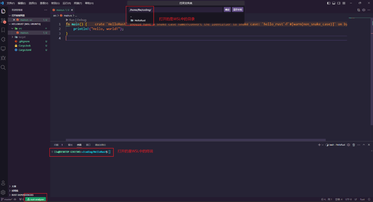 Windows 11 + WSL + VS Code + Rust Environment Setup - 热爱可抵万难
